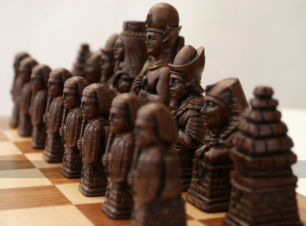 Berkeley Chess Ancient Egyptian Ornamental Chess Set