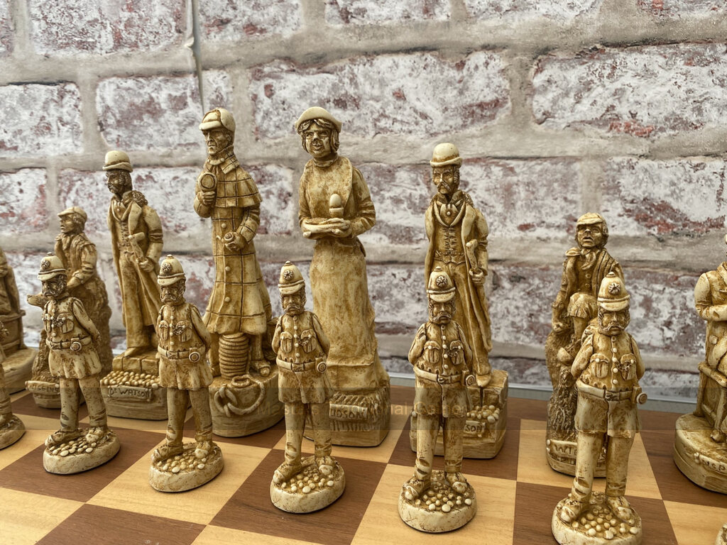 Berkeley Chess Sherlock Holmes Chess Pieces - 6 inch King