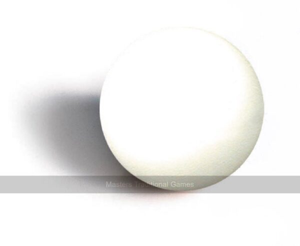 Single White table football ball (33mm diam)