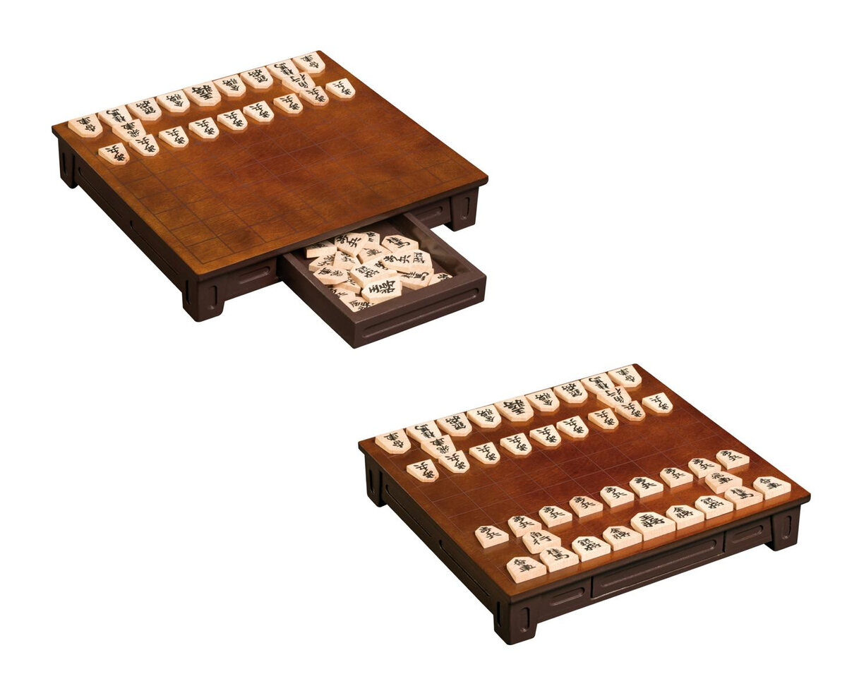 Philos Shogi Set With Raised Wooden Board & Storage Drawer